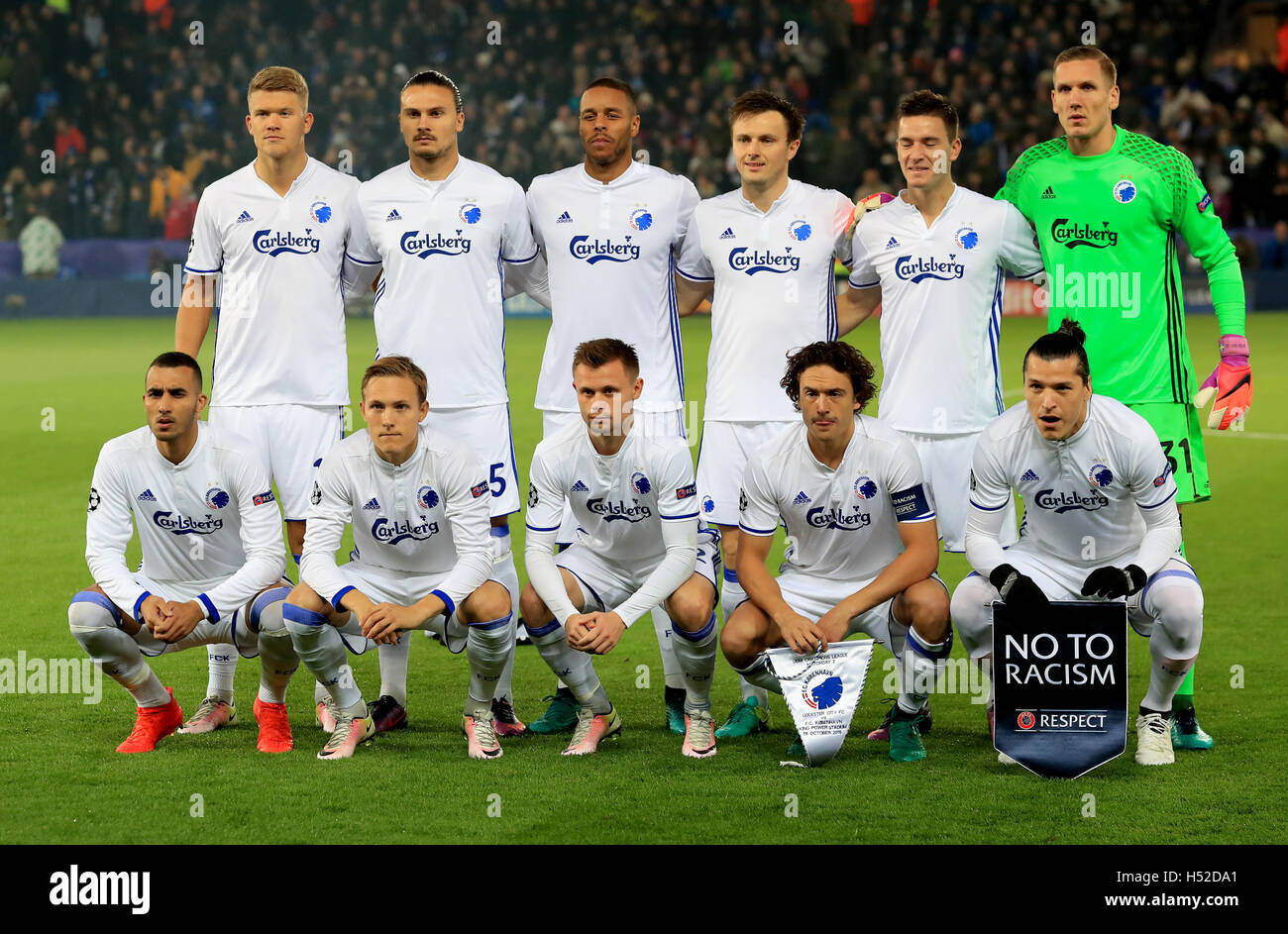 FC Copenhagen team group (top row left to right) Andreas Cornelius ...