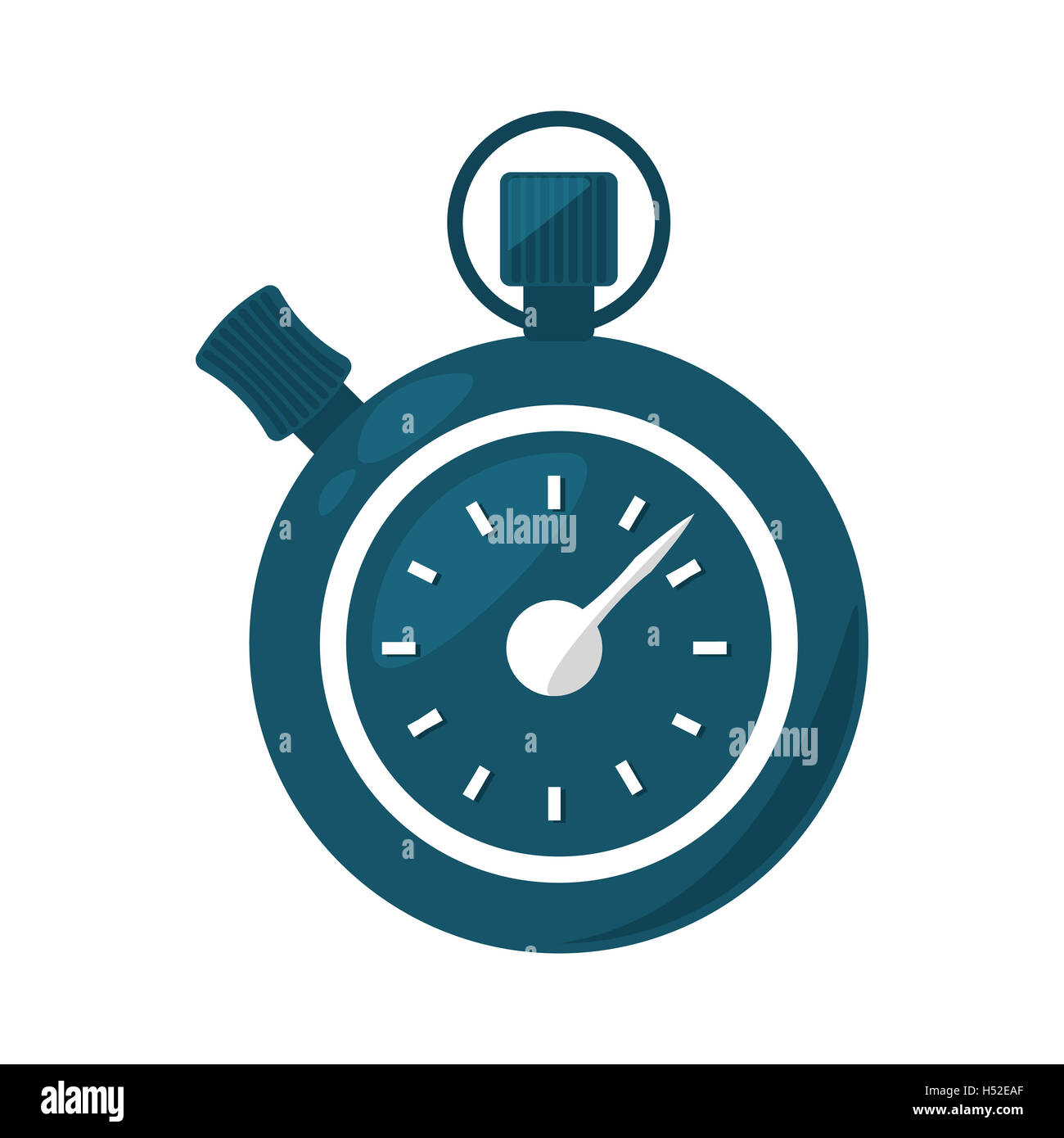 chronometer counter isolated icon Stock Photo - Alamy