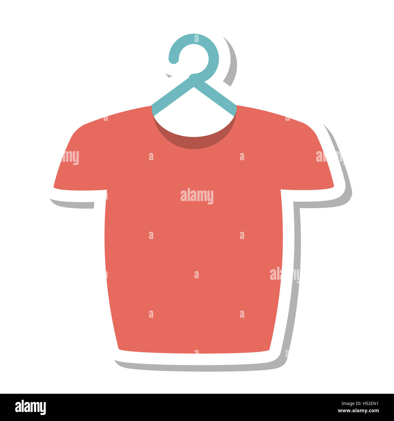Shirt hanging on hook Cut Out Stock Images & Pictures - Alamy