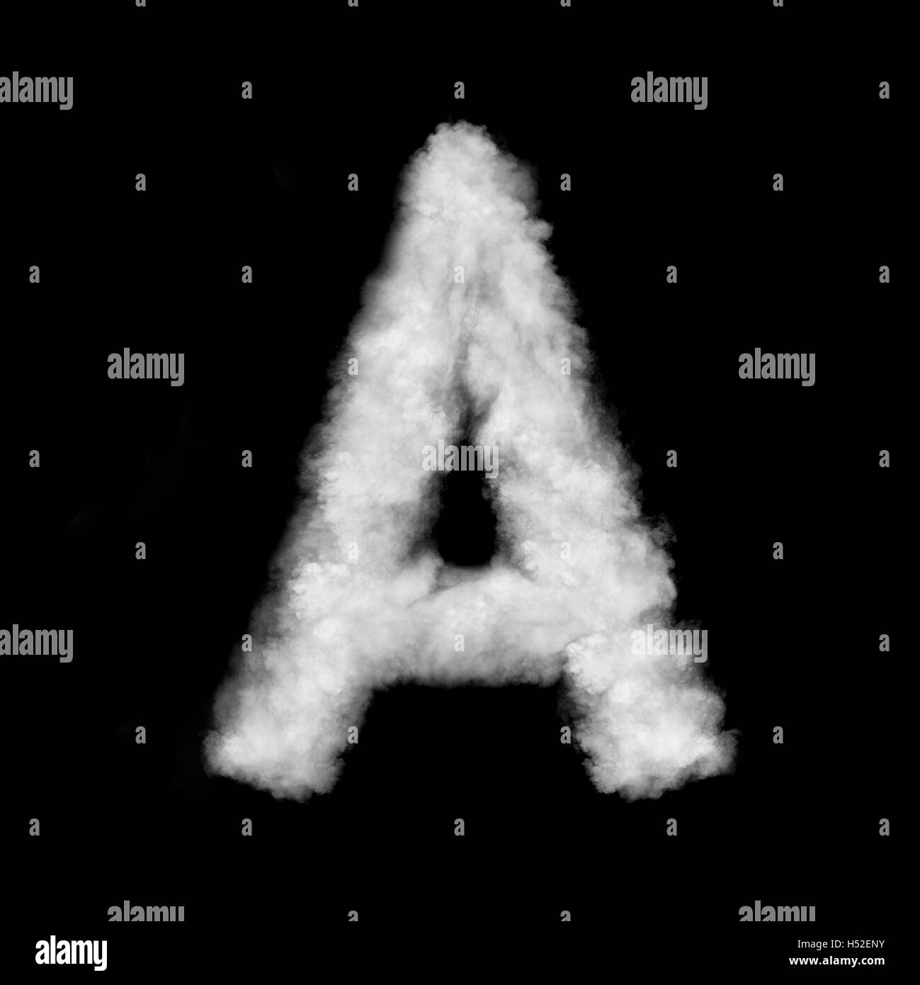 letter A made of the clouds Stock Photo - Alamy