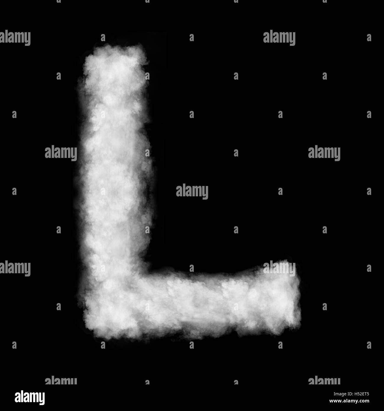 letter L made of the clouds Stock Photo - Alamy