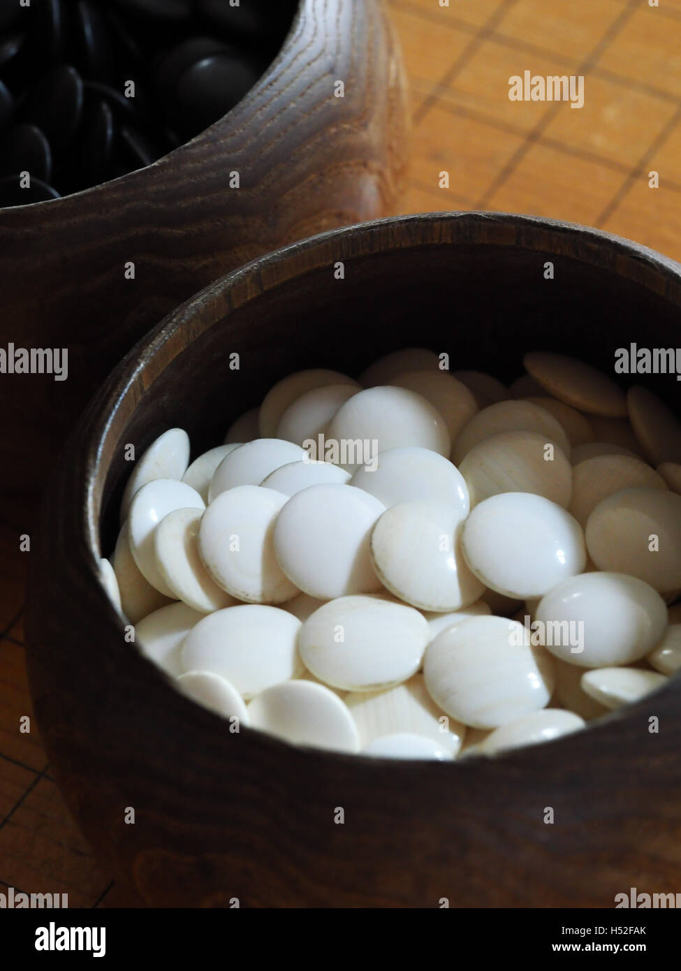 Game of go(Japanese chess Stock Photo - Alamy
