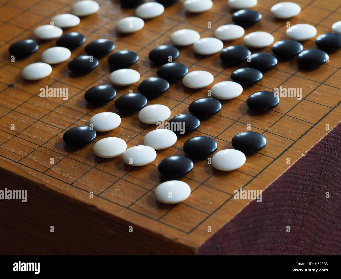 Game of go(Japanese chess Stock Photo - Alamy
