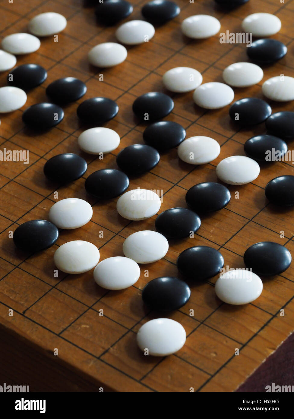 Game of go(Japanese chess Stock Photo - Alamy