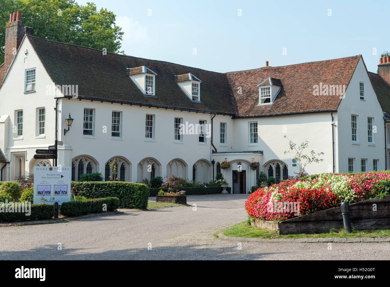 Ware Priory, Hertfordshire Stock Photo - Alamy