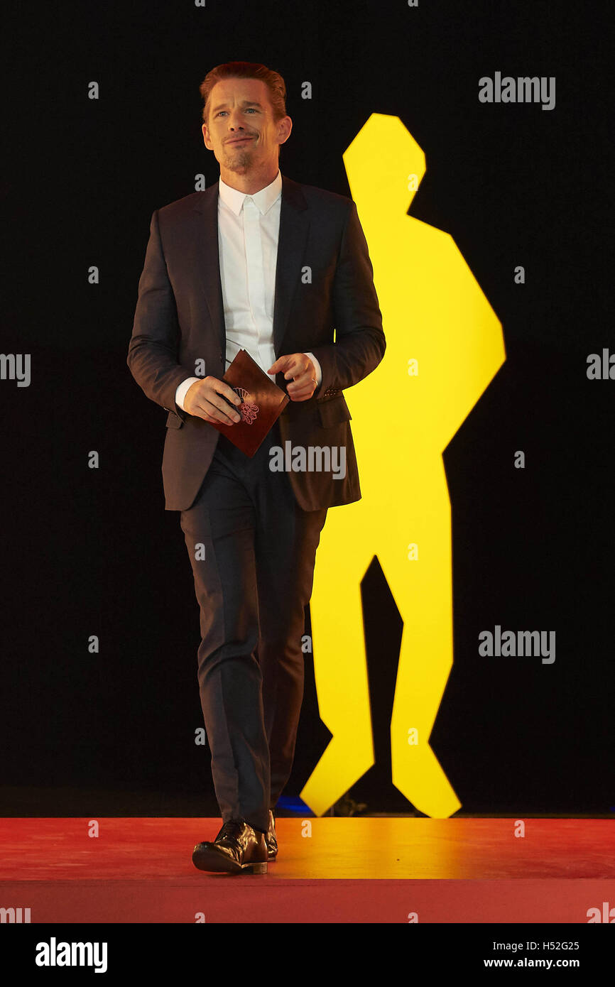Ethan Hawke receives the 'Donosti' Lifetime Achievement Award at the ...