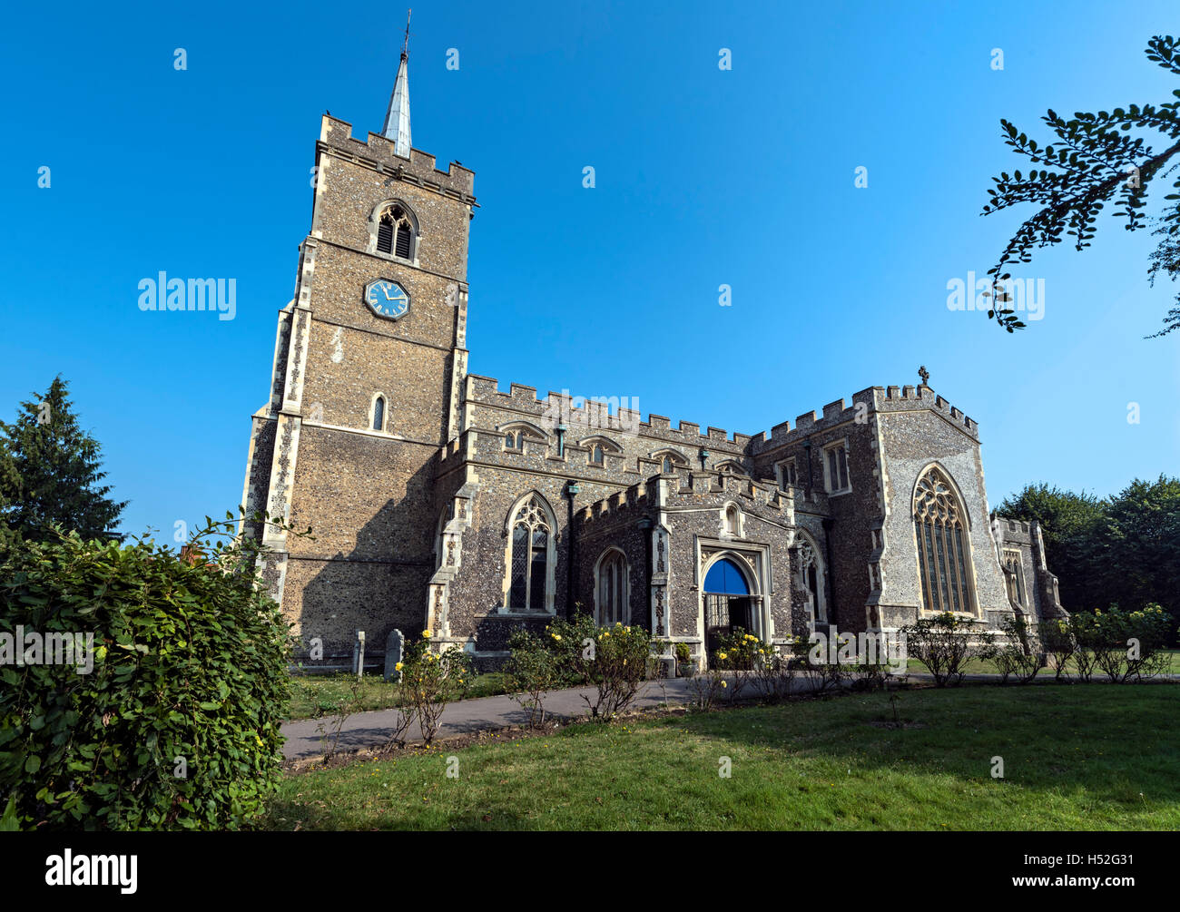 St Mary The Virgin Parish Church Ware High Resolution Stock Photography ...