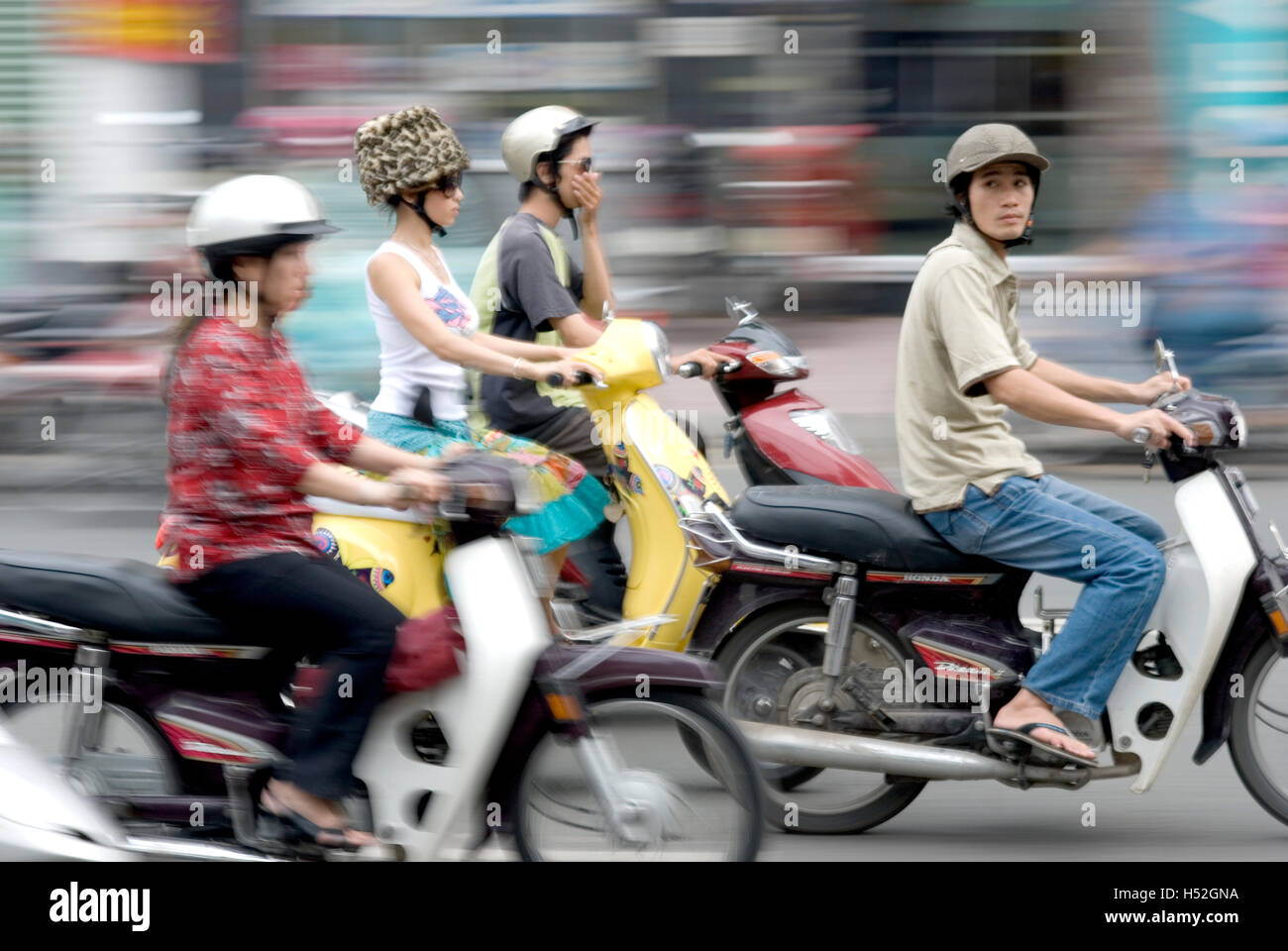 vietnam, ho-chi-minh city, street scene Stock Photo - Alamy