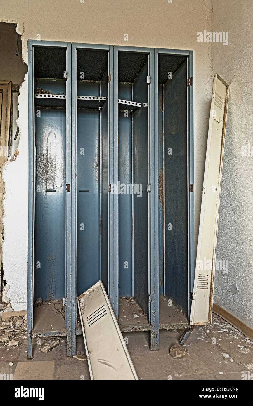Broken locker hi-res stock photography and images - Alamy