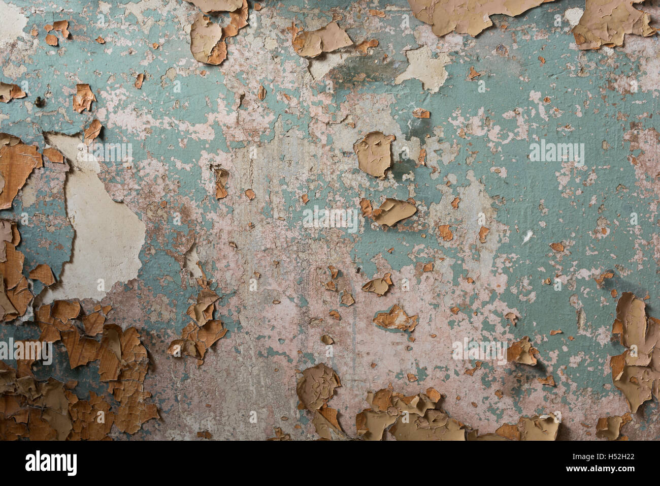 Peeled wall painting Stock Photo - Alamy