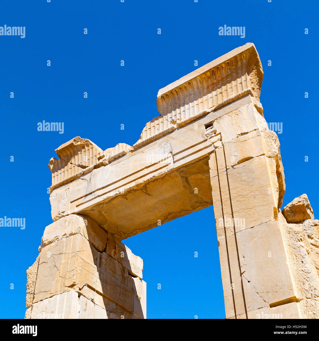 in iran persepolis the old ruins historical destination monuments and ...