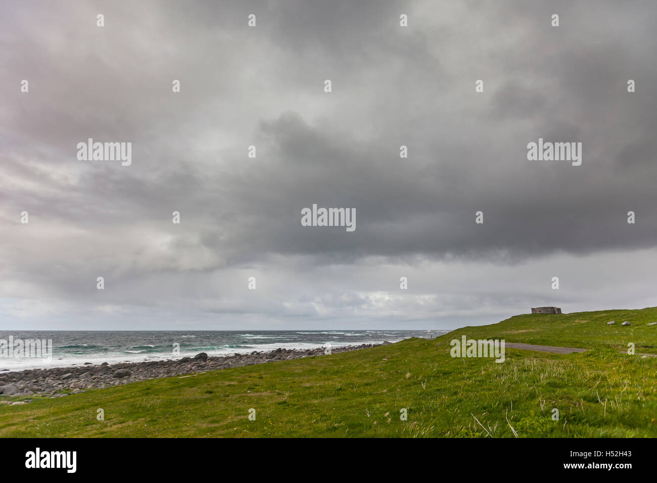Eggum village and famous beach, Lofoten Islands, Norway Stock Photo - Alamy