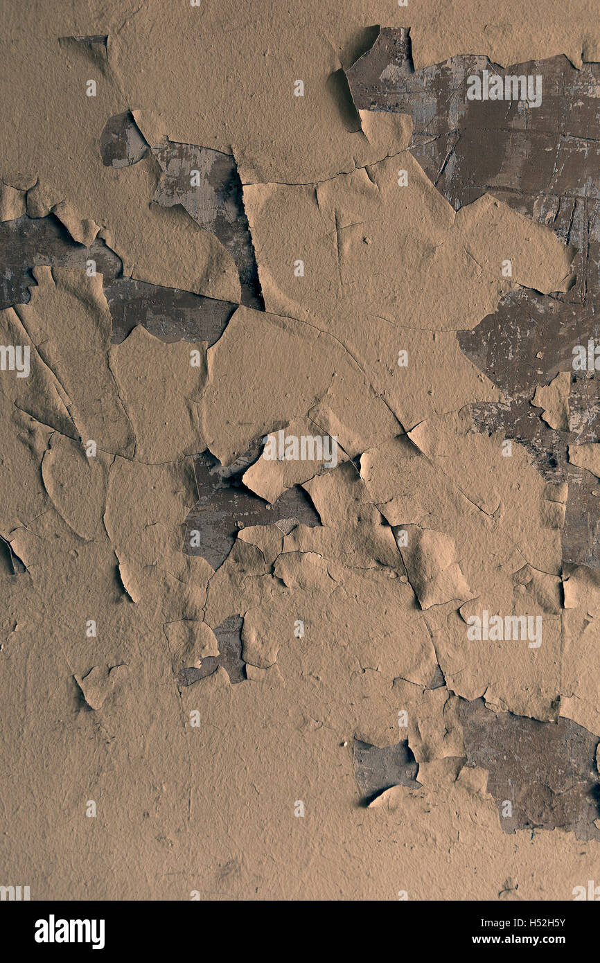 Peeled wall painting Stock Photo - Alamy