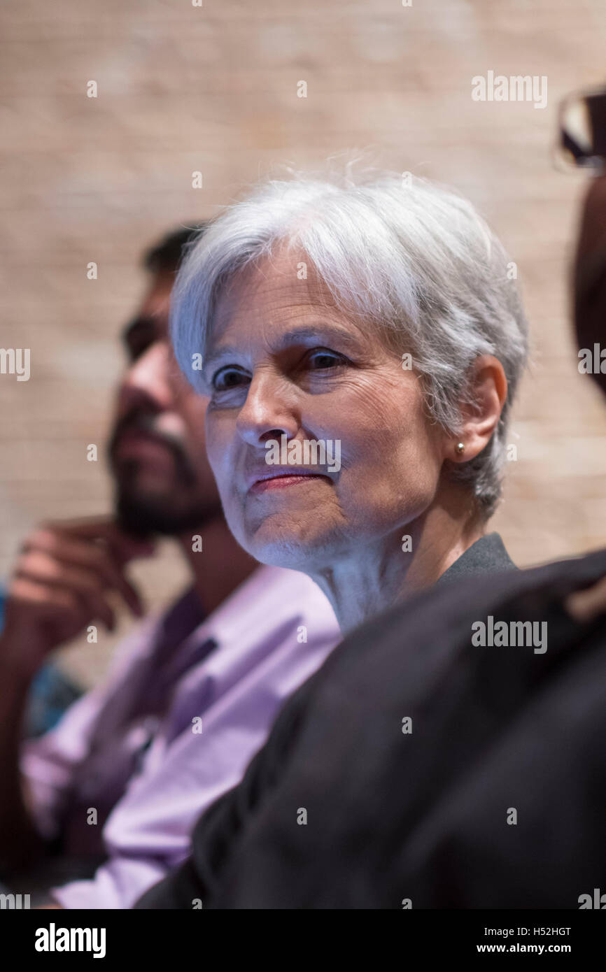 Green Party presidential candidate Jill Stein campaigns at Huston ...