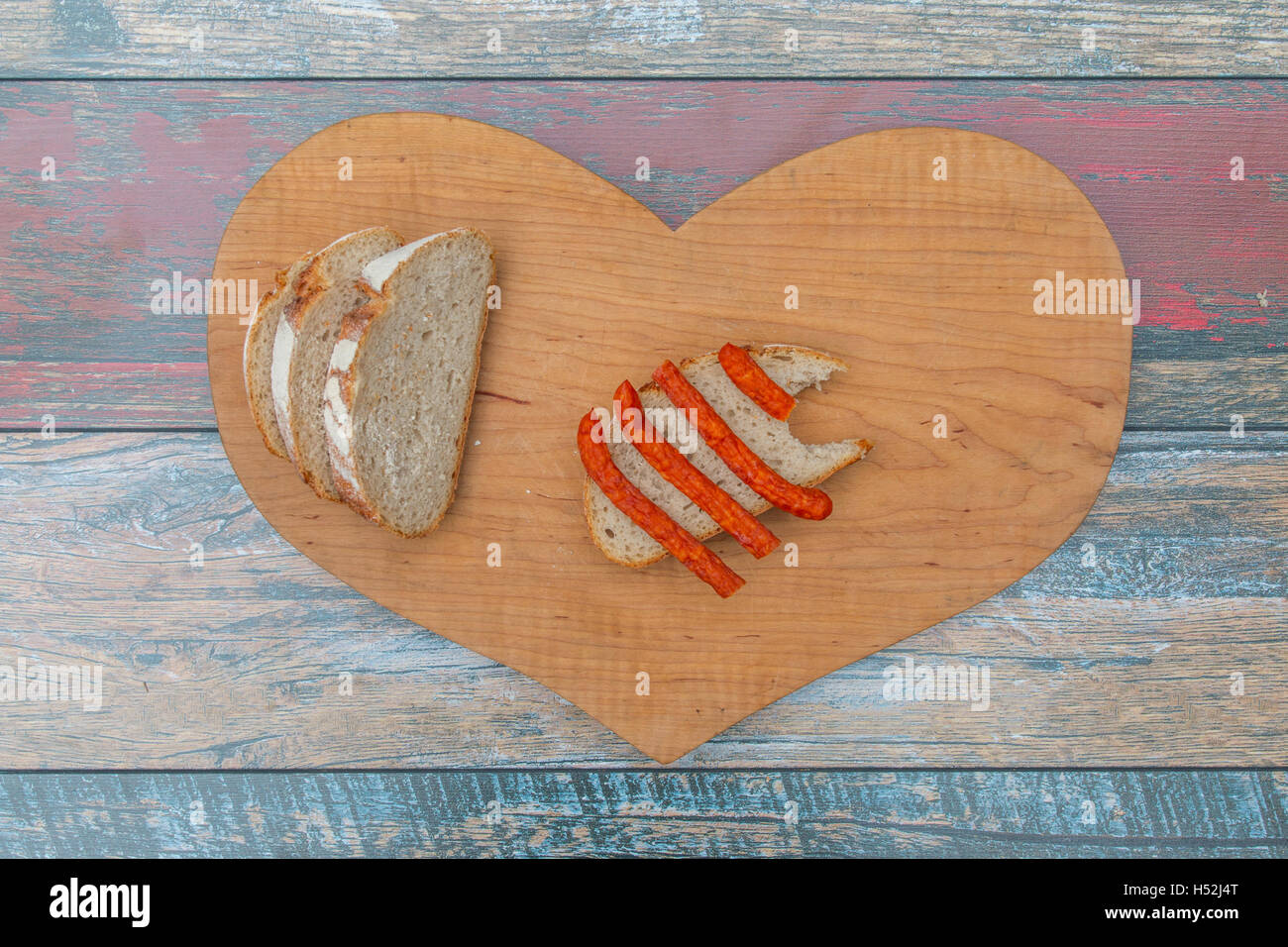 Slicing fresh loaf on hi-res stock photography and images - Alamy