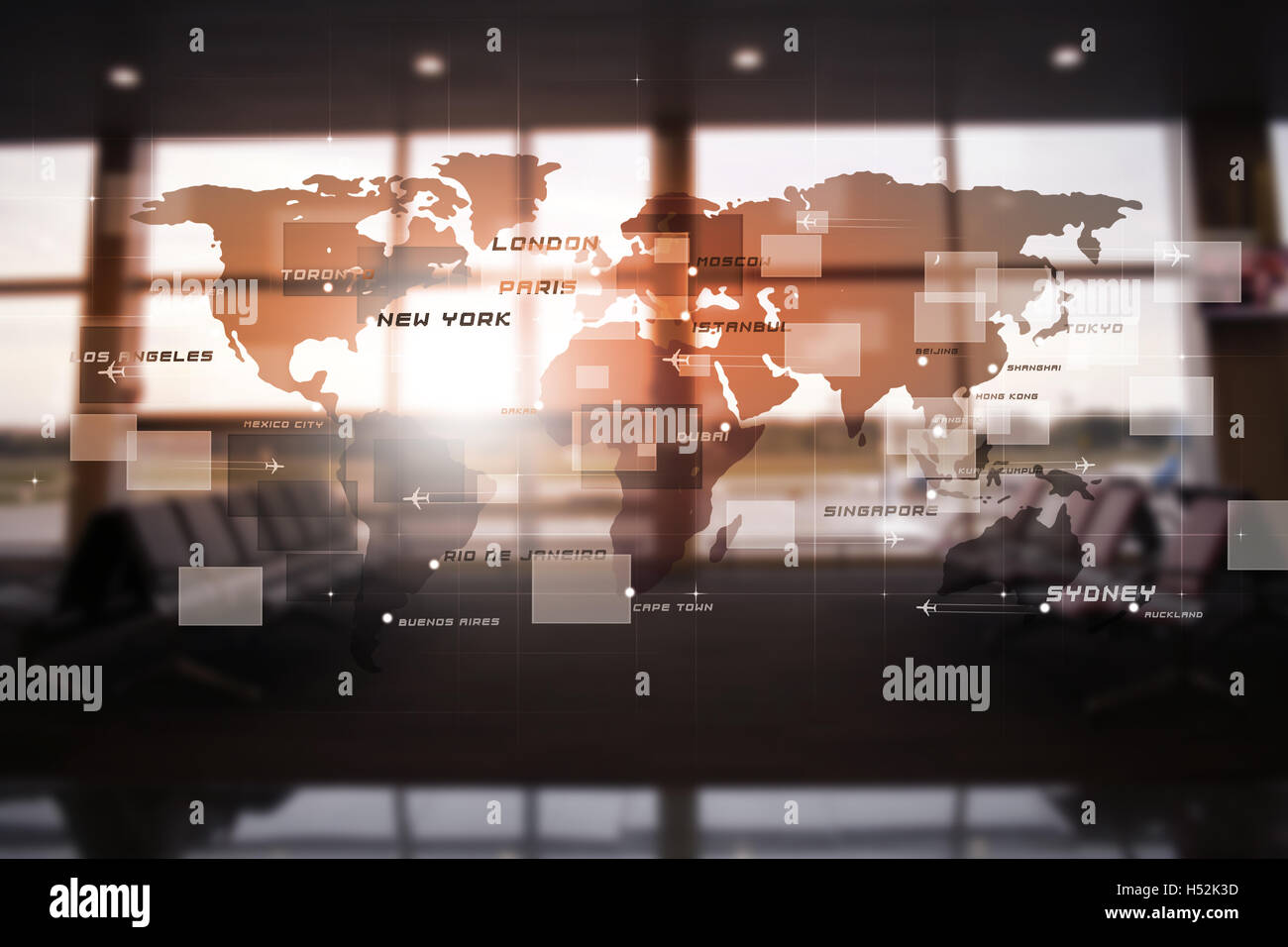 Terminal map hi-res stock photography and images - Alamy