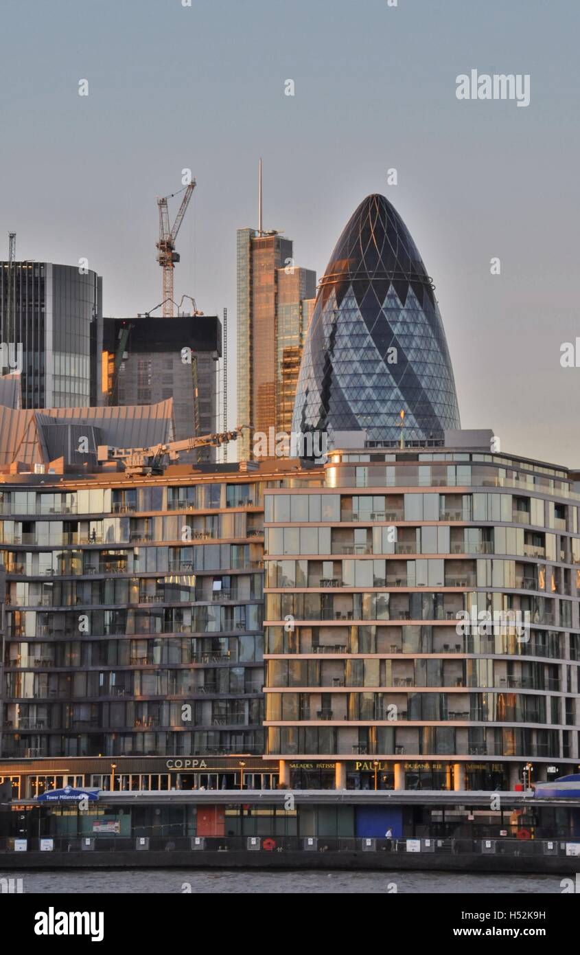 London's financial center, The City Stock Photo - Alamy