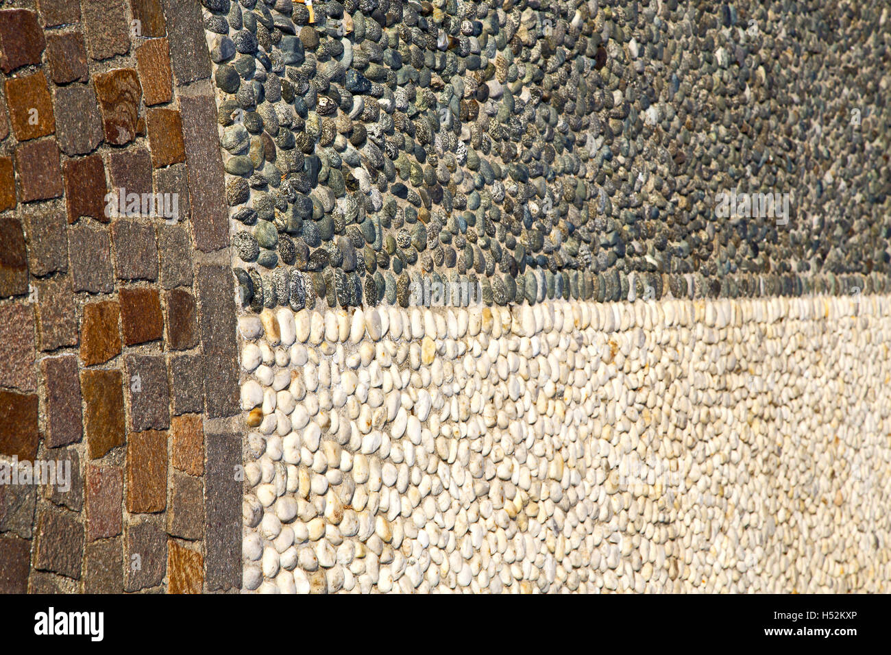 brick the in mozzate street lombardy italy varese abstract pavement of ...