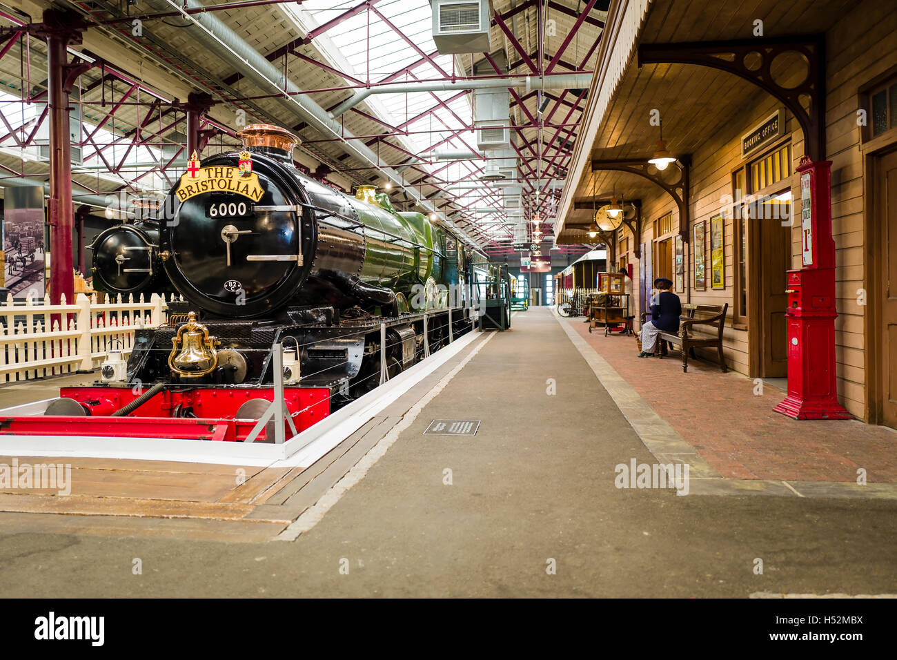 THE BRISTOLIAN express train in STEAM railway museum in Swindon UK ...