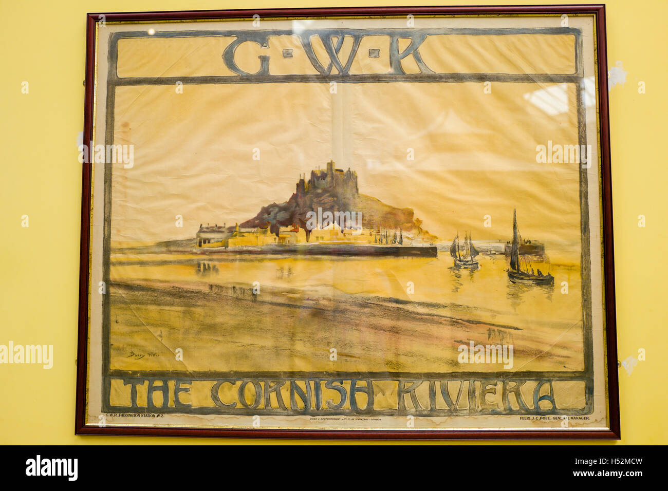Great western railway poster hi-res stock photography and images - Alamy