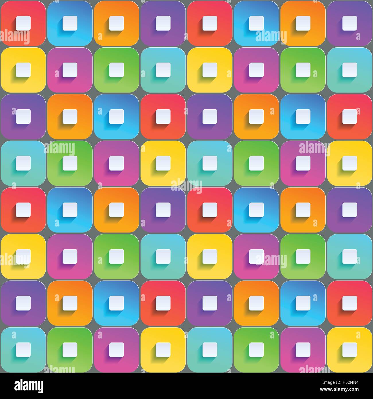 Abstract 3d geometric background. Colorful seamless texture with shadow ...