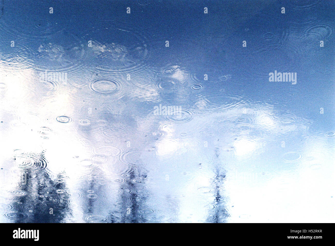 Abstraction. Rain falling into the sky Stock Photo - Alamy