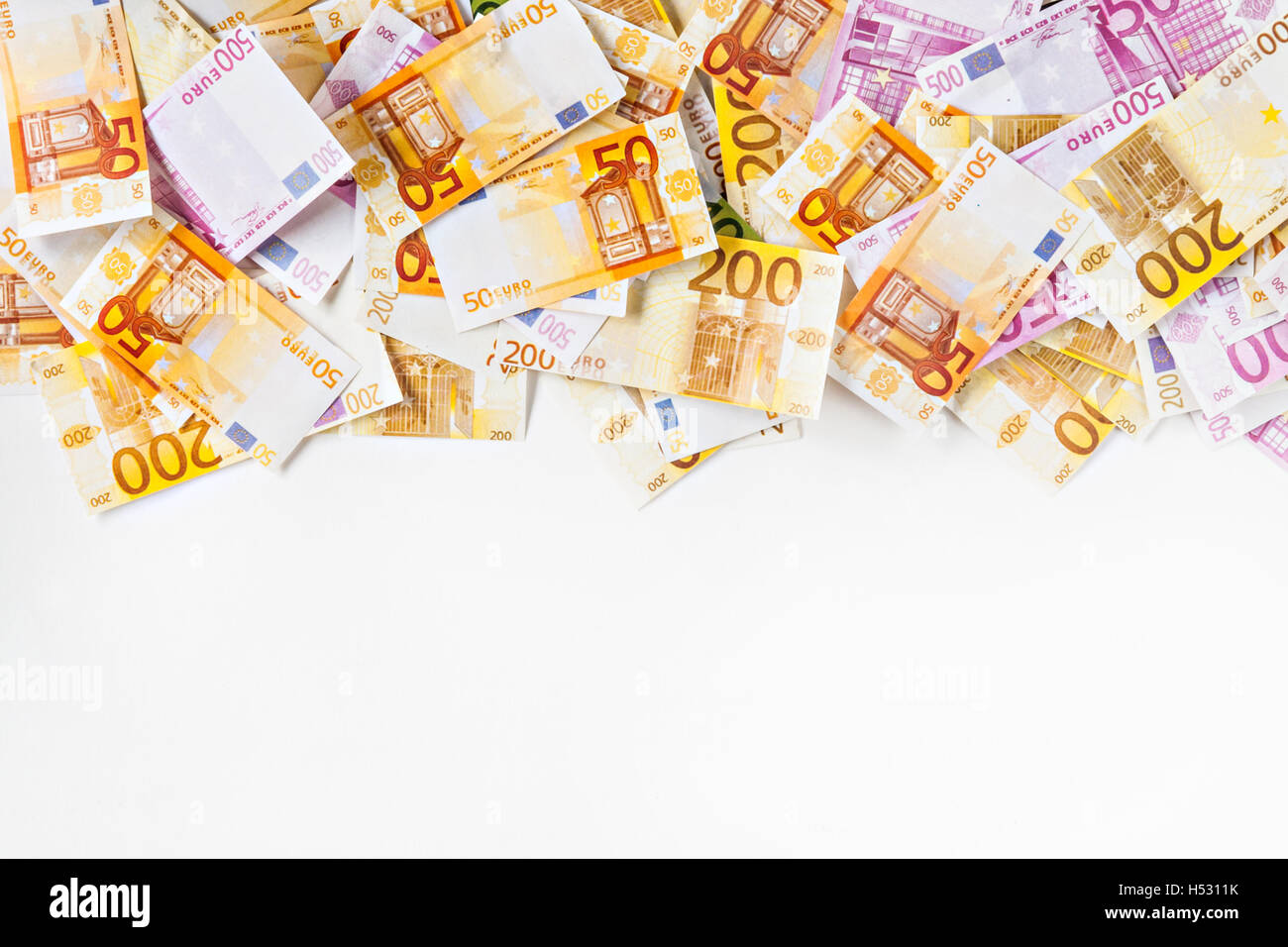 Background of euros with space for text Stock Photo - Alamy