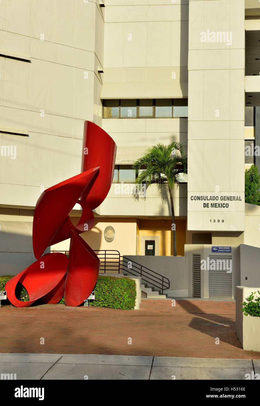 Mexican Council General building, Miami, Florida, USA Stock Photo - Alamy