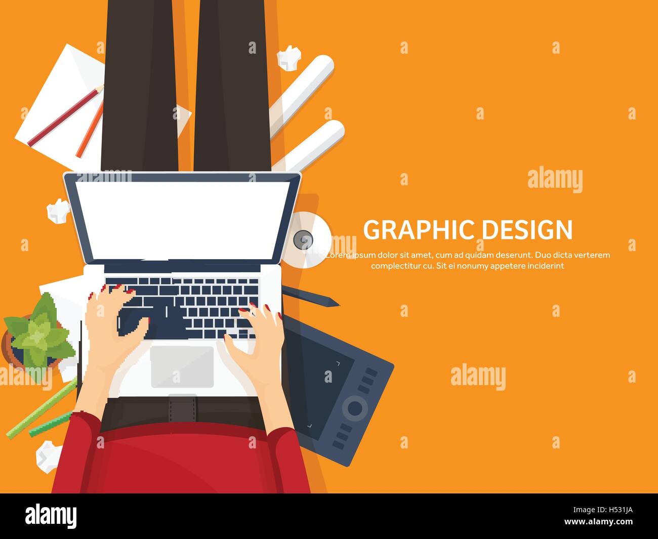 Graphic web design. Drawing and painting. Development. Illustration ...