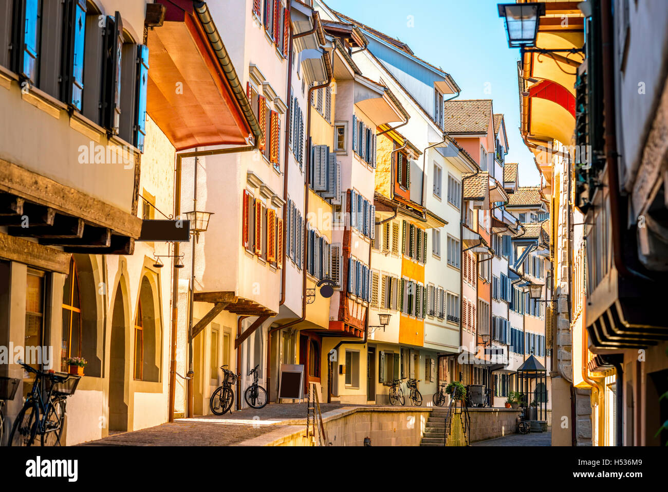 Typical historical swiss architecture Stock Photo - Alamy