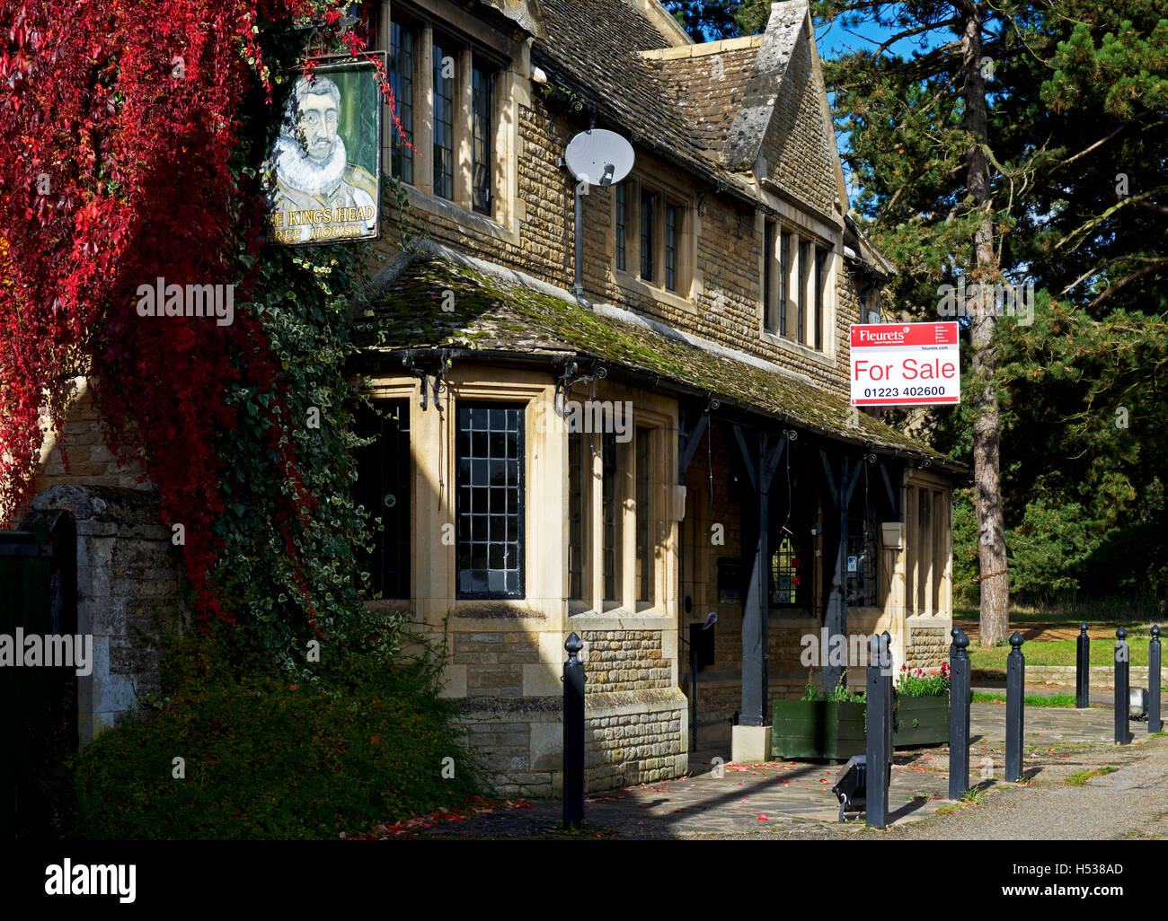 The Kings Head pub in Apethorpe, closed and for sale, Northamptonshire ...
