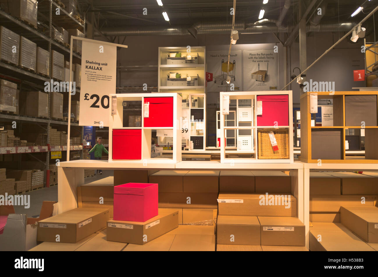 Dh Ikea Superstore Uk Inside Store Display Interior Store England Stock