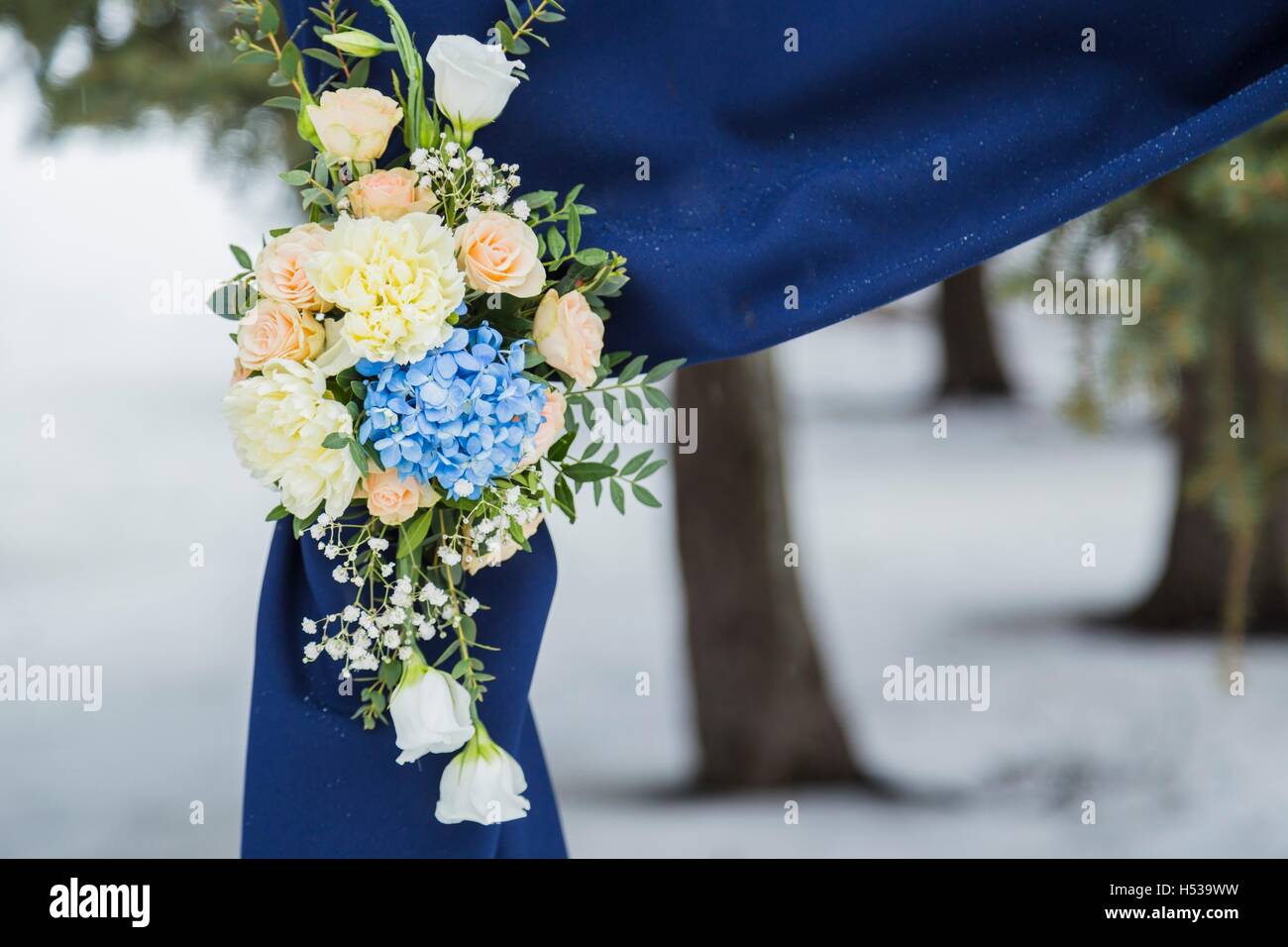 Beautiful wedding arch for marriage Stock Photo - Alamy
