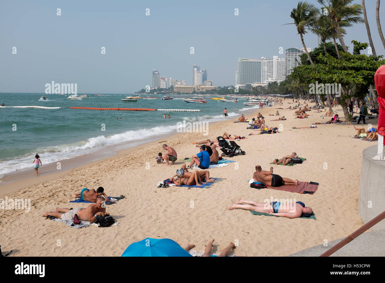 Pattaya Beach Thailand Stock Photo - Alamy