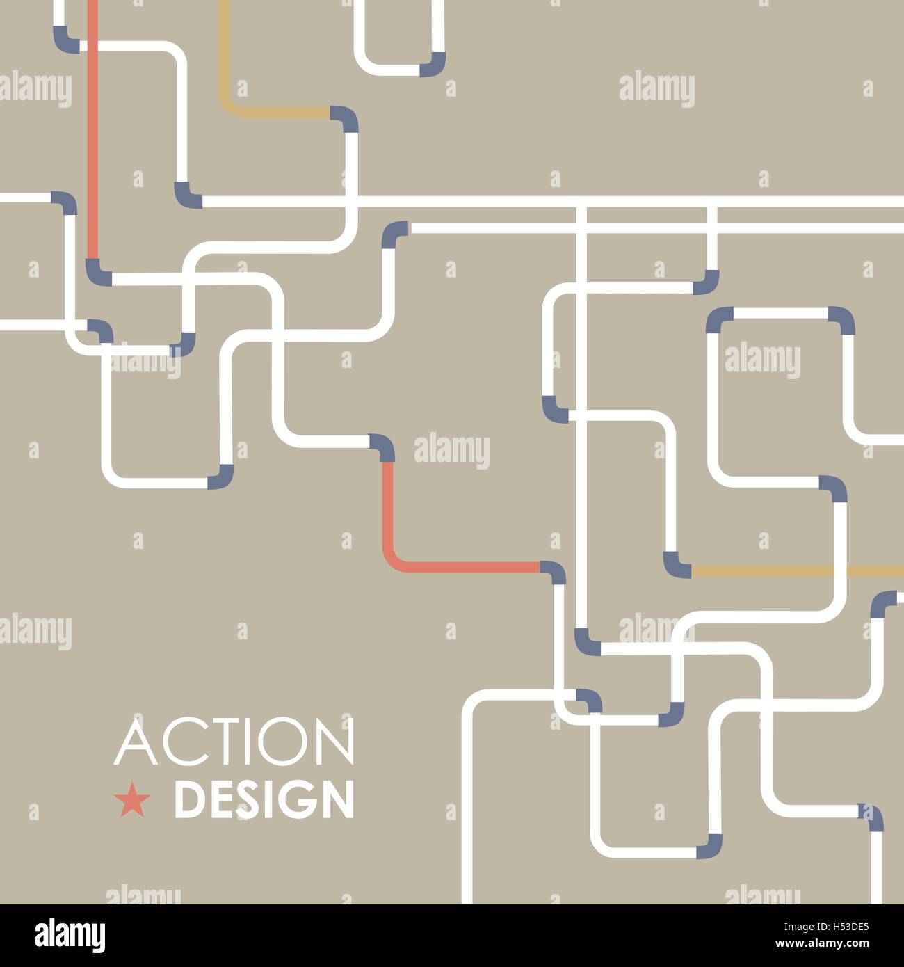 Pipe fitting vector set. Pipeline vector illustration. Gas pipe. Water ...