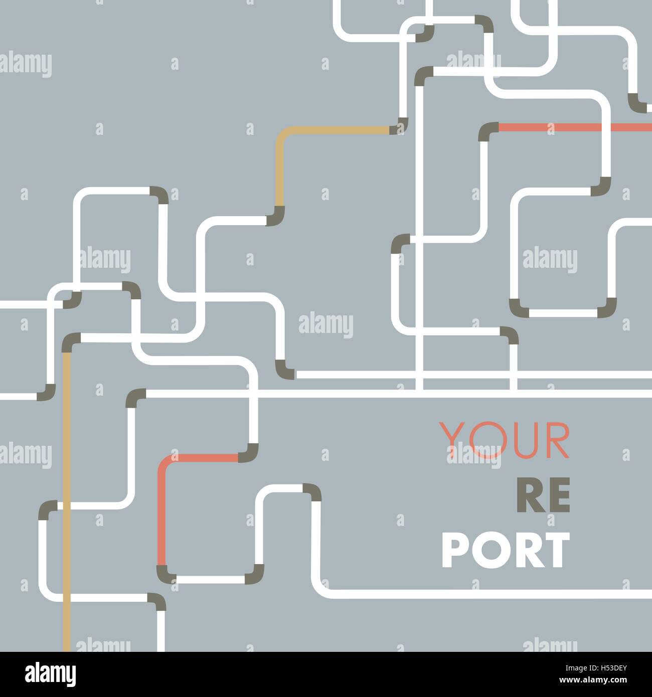 Pipe fitting vector set. Pipeline vector illustration. Gas pipe. Water ...