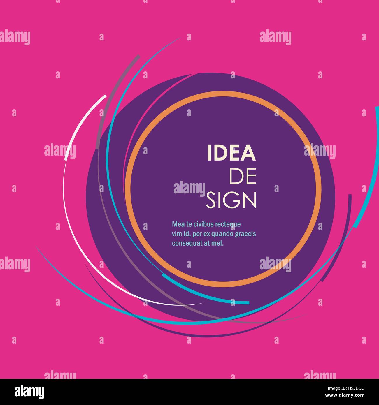 Vector swirl set. Circle abstract design Stock Vector Image & Art - Alamy