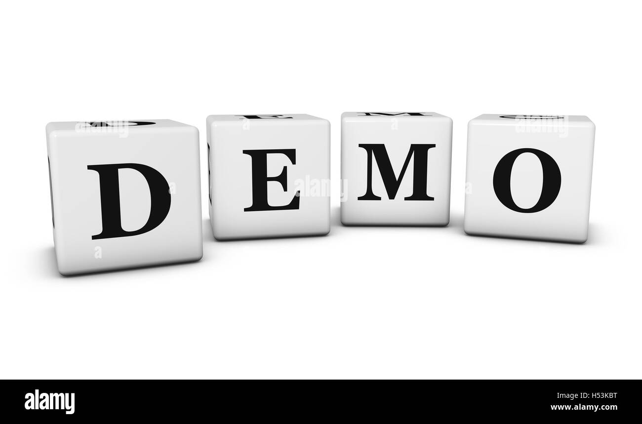 Live demos Cut Out Stock Images & Pictures - Alamy