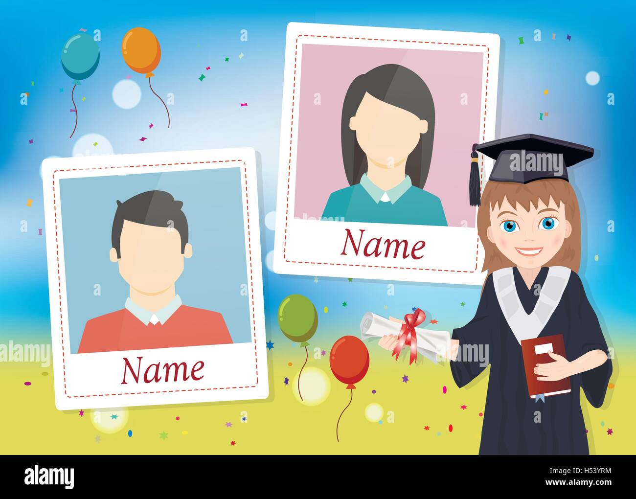 Graduation yearbook hi-res stock photography and images - Alamy