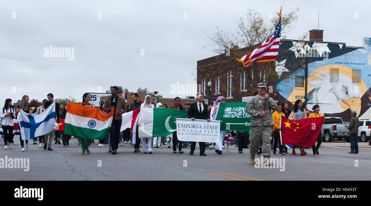 Kansas university flag hi-res stock photography and images - Alamy