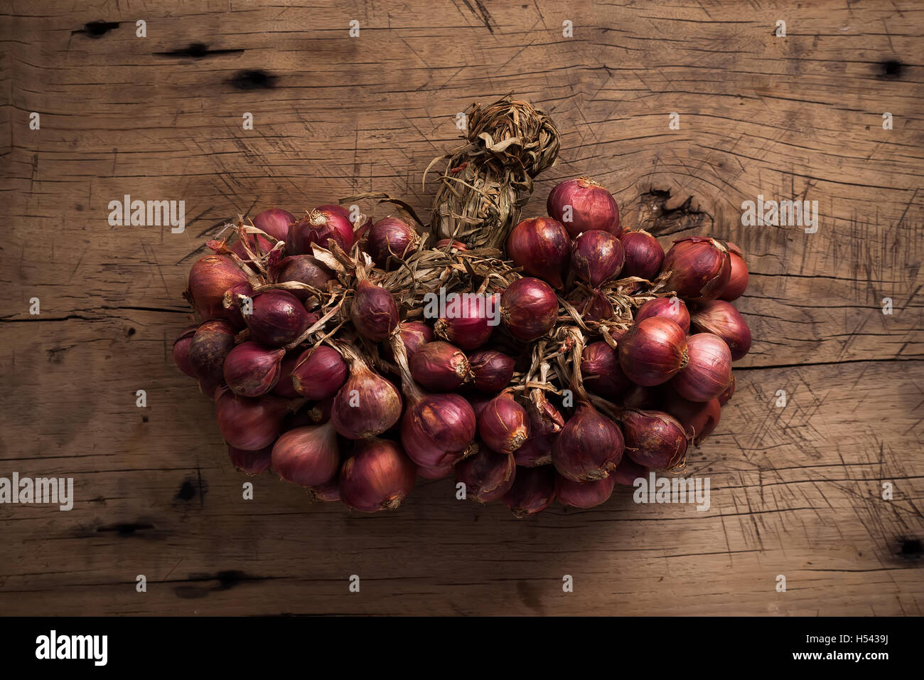 shallots still life wood background onion bulb season herb vegetable ...