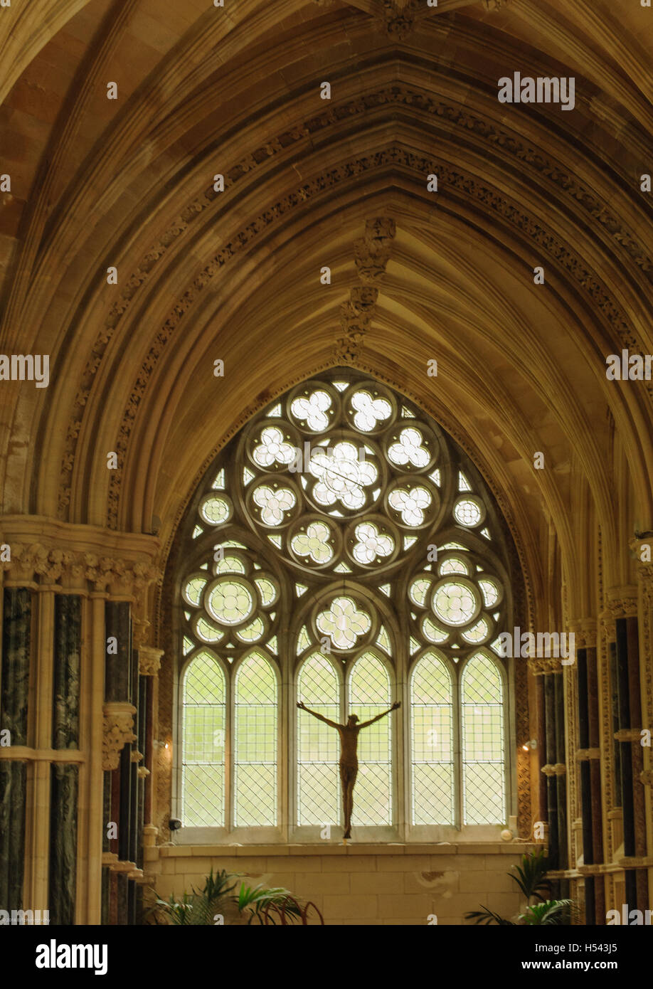 The Chapel at Kylemore Abbey Stock Photo - Alamy