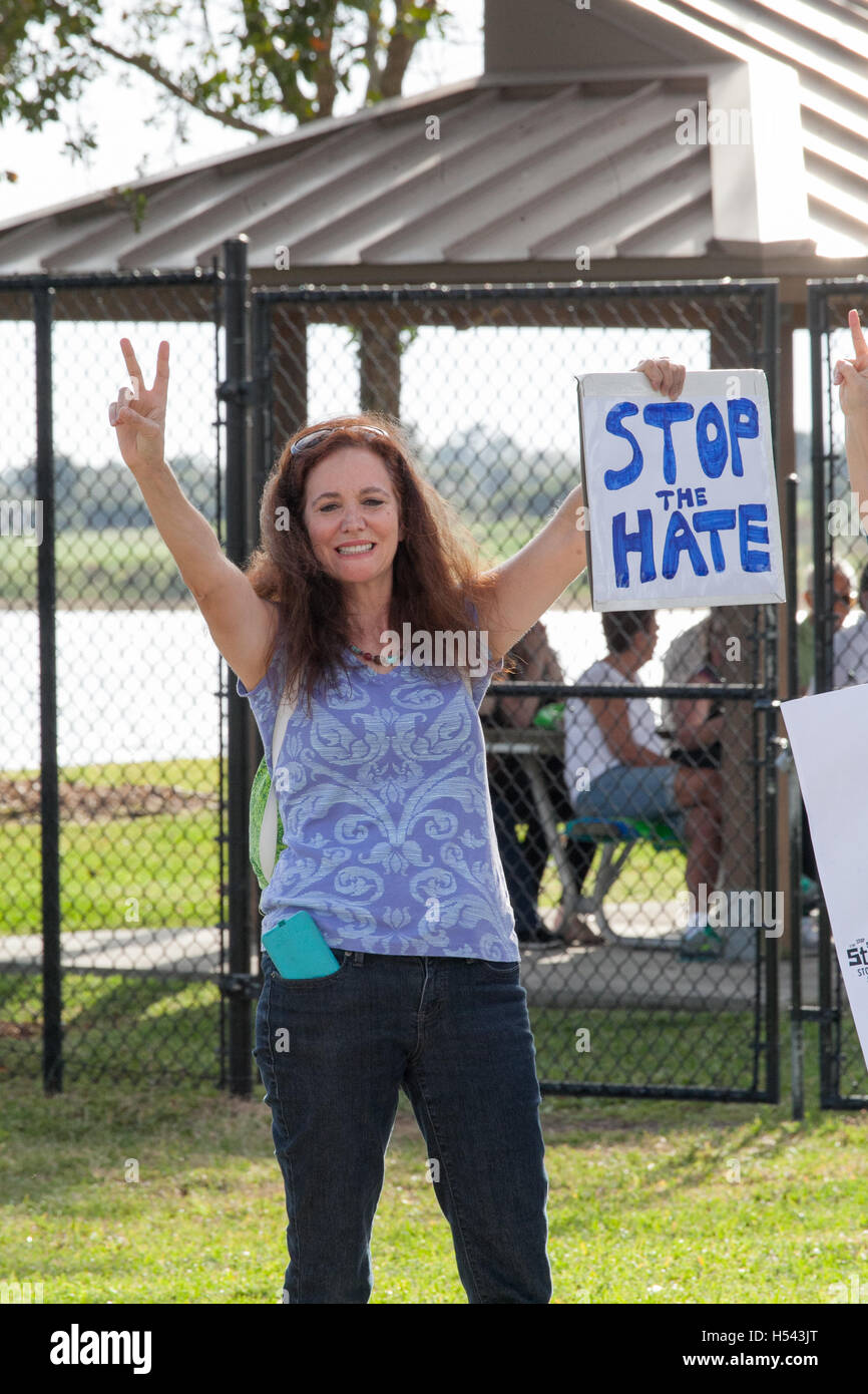 Kate holding sign saying hi-res stock photography and images - Alamy