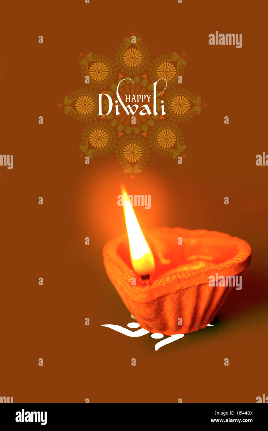 Happy Diwali - Festival of lights Stock Photo - Alamy