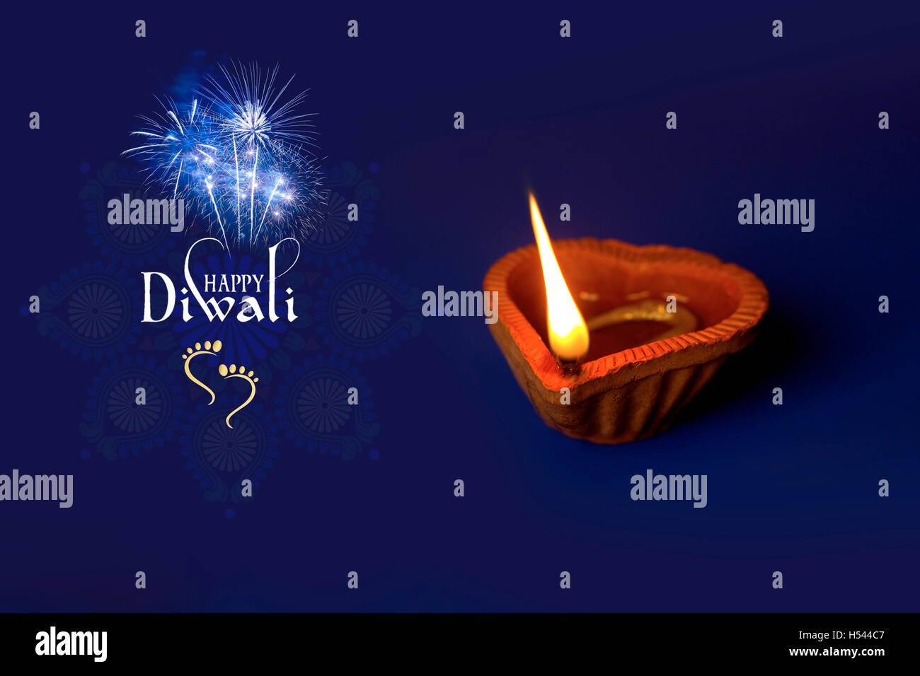 Happy Diwali - Festival of lights Stock Photo - Alamy