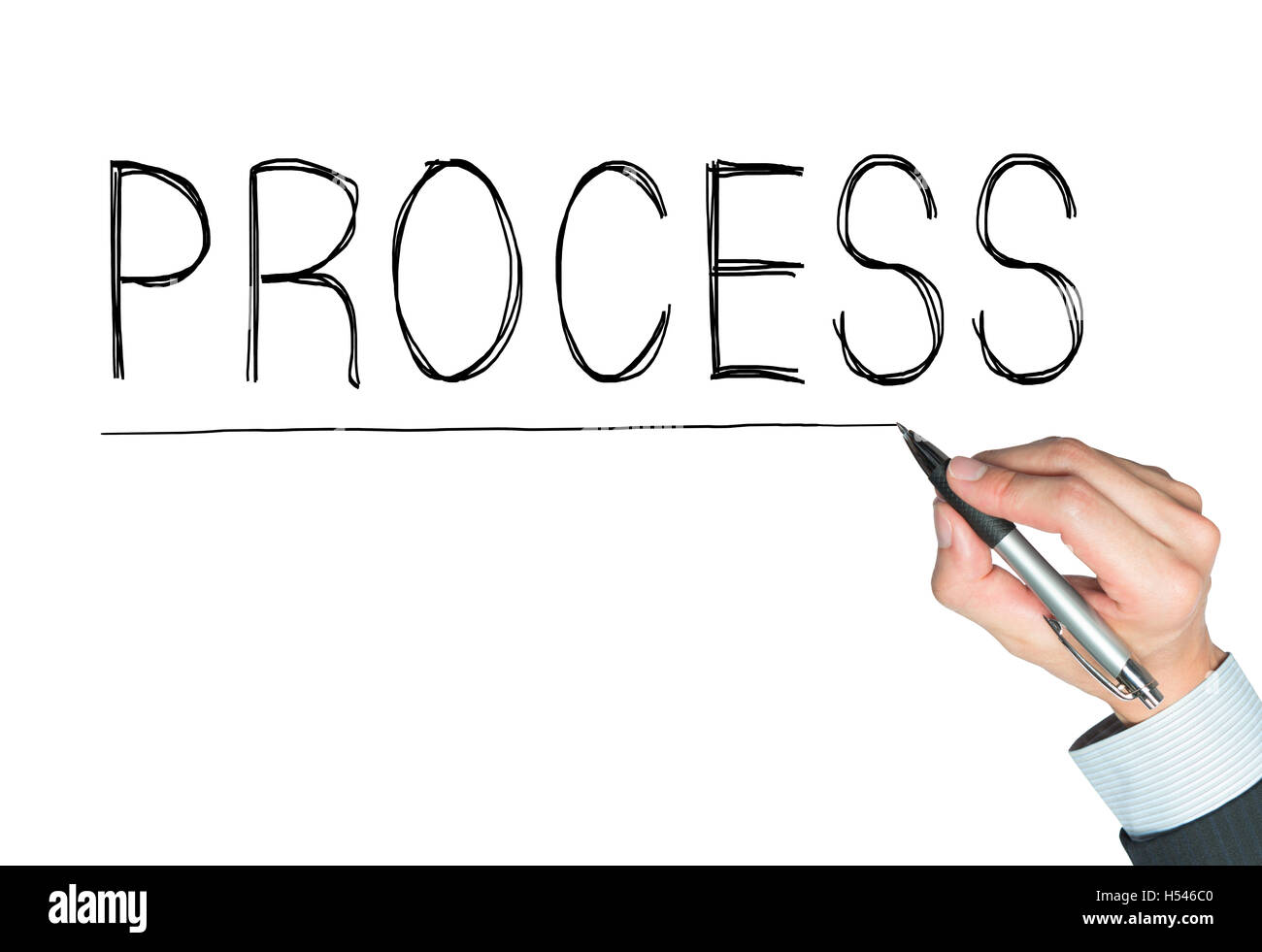 process written by hand, hand writing on transparent board, photo Stock ...