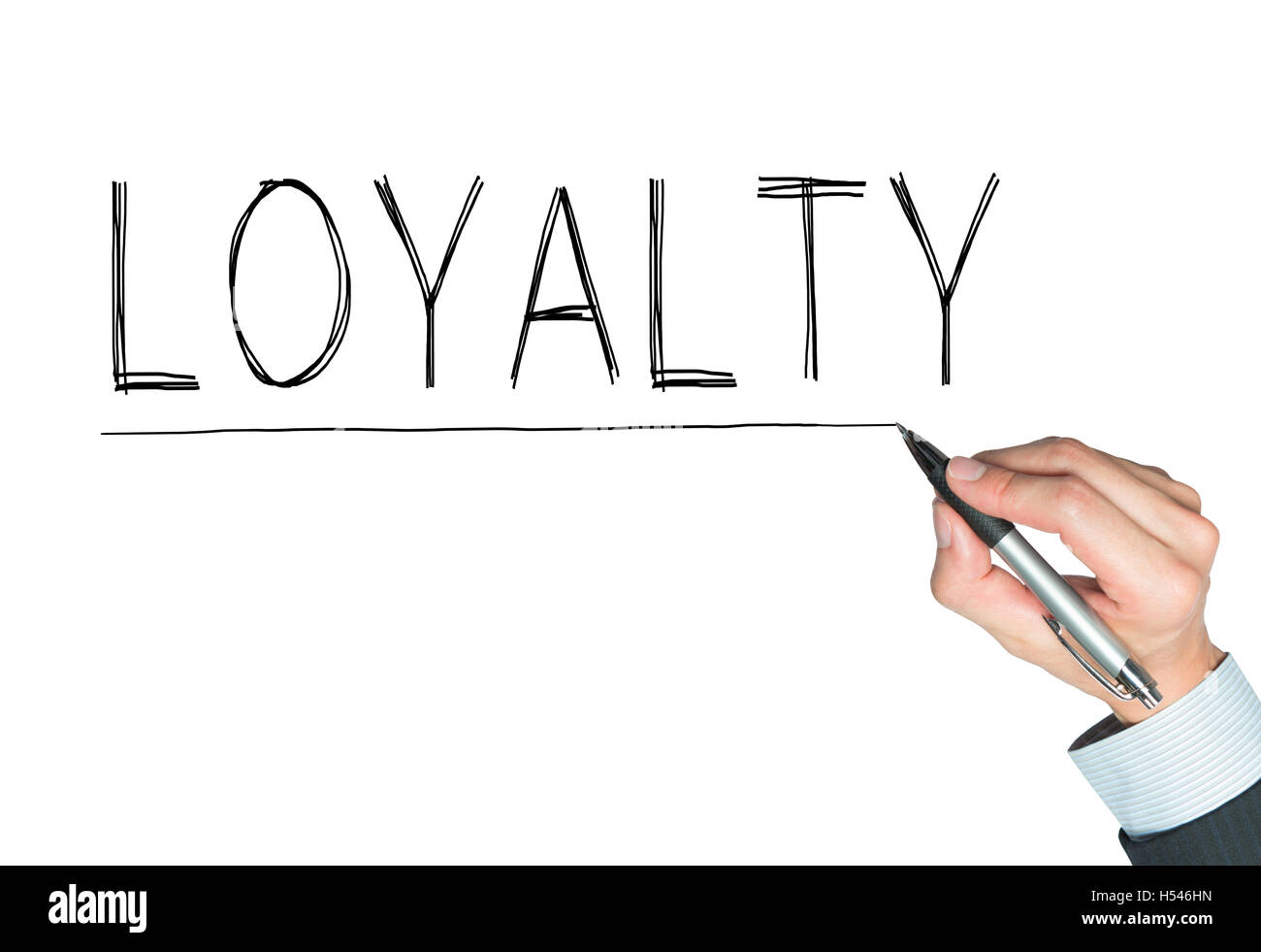 loyalty written by hand, hand writing on transparent board, photo Stock ...