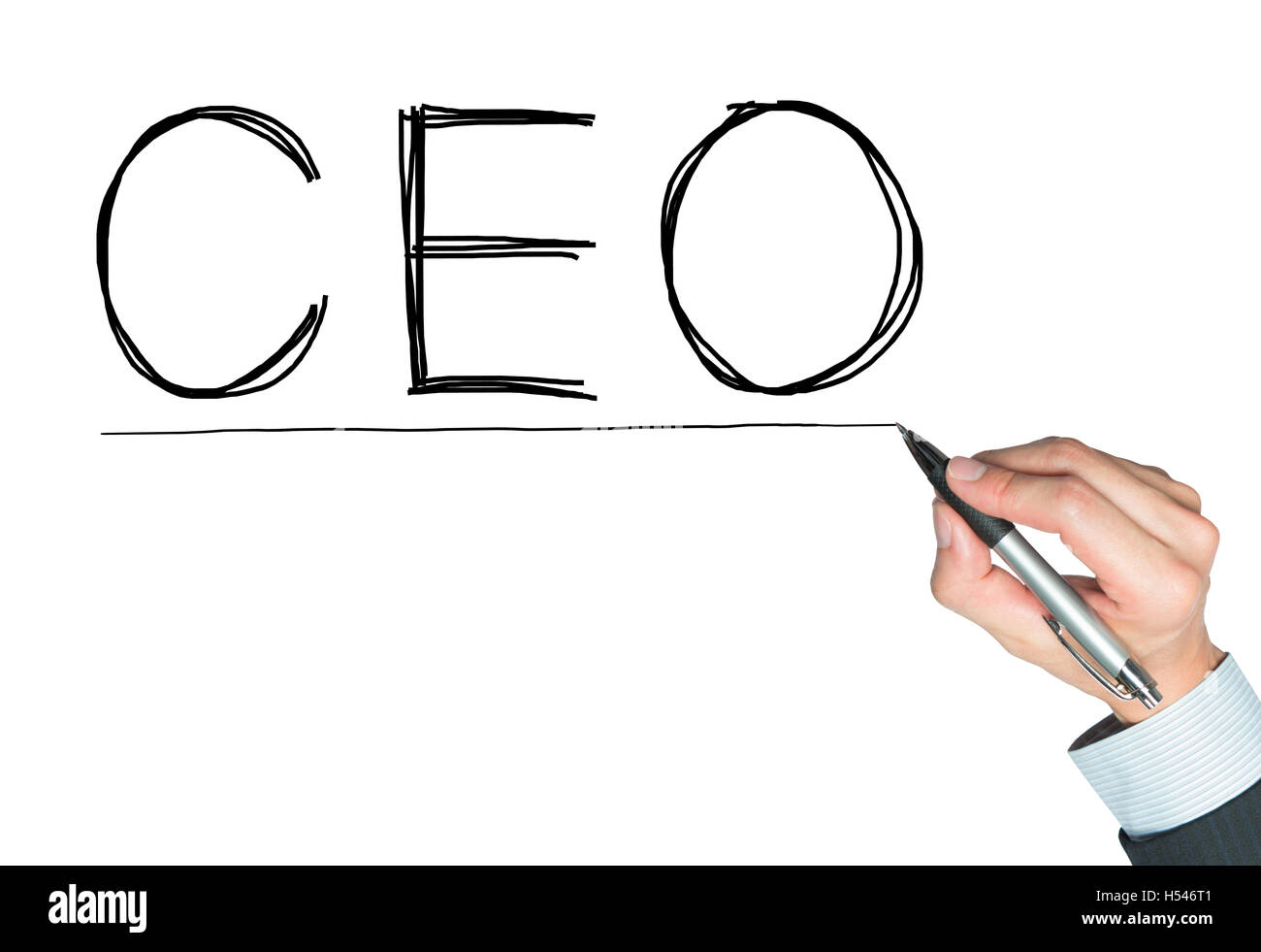 CEO written by hand, hand writing on transparent board, photo Stock ...