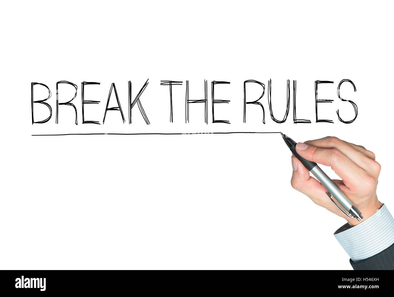 Board with written rules hi-res stock photography and images - Alamy