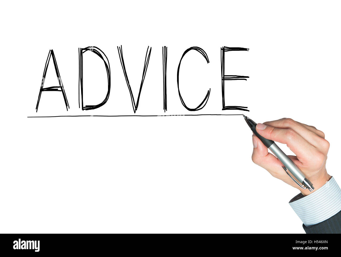 advice written by hand, hand writing on transparent board, photo Stock ...